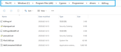 Solved: Issue Installing KitProg Programmer Drivers on Win... - Infineon Developer Community