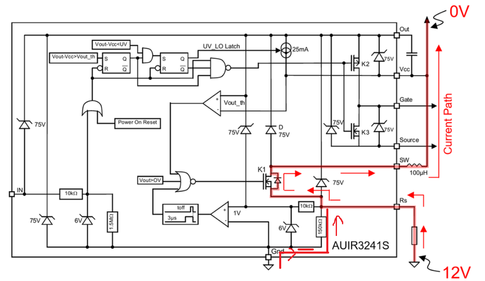Solved: AUIR3241S REVERSE BATTERY PROTECTION - Infineon Developer Community