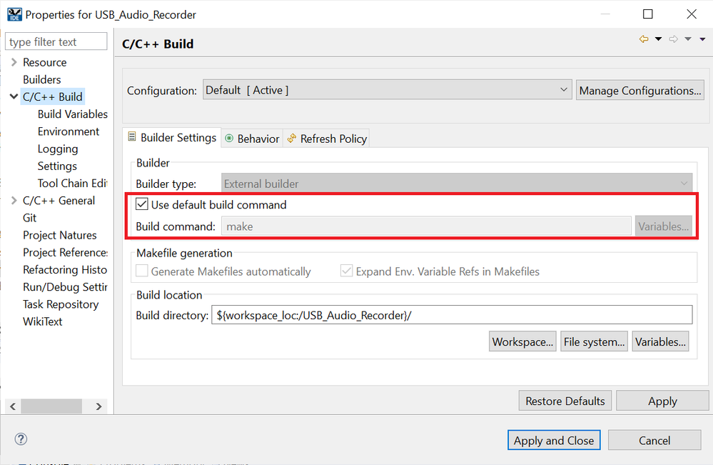 Solved: New ModusToolBox install. Build of a previous pro... - Infineon Developer Community