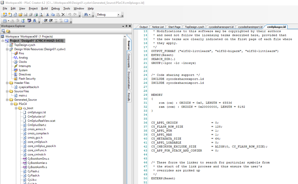 Solved: Memory map of CY8C4146AZI-S423 - Infineon Developer Community