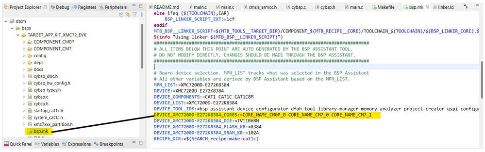 How to handle DTCM in XMC7200 - Infineon Developer Community