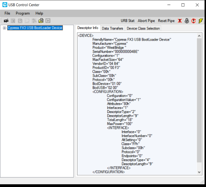 EZ-USB™ CX3 - USB 3.2 Gen 1 device controller for USB3 Vision camera