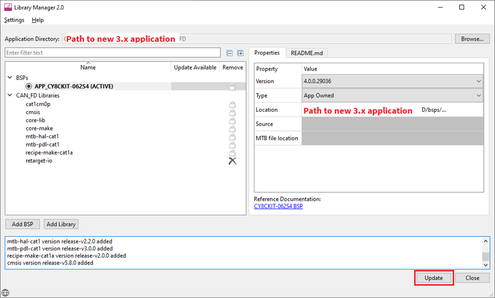 Migrating ModusToolbox™ Applications from Version 2.x to Version 3.x