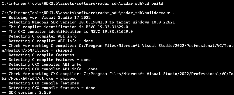 How to Build Radar SDK from Source Code