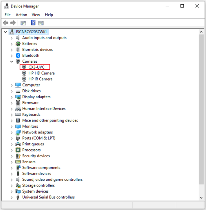 EZ-USB™ CX3: Interfacing with the Onsemi Image Sensor