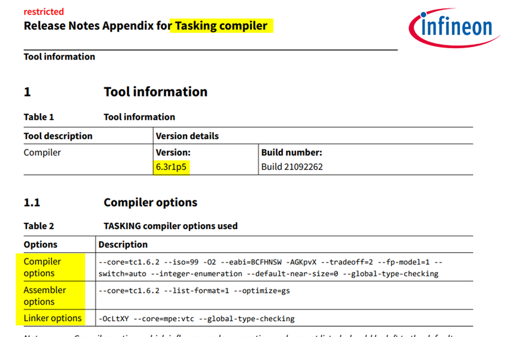 AURIX™ AUTOSAR MCAL - Questionnaire for MCAL Problem Reporting