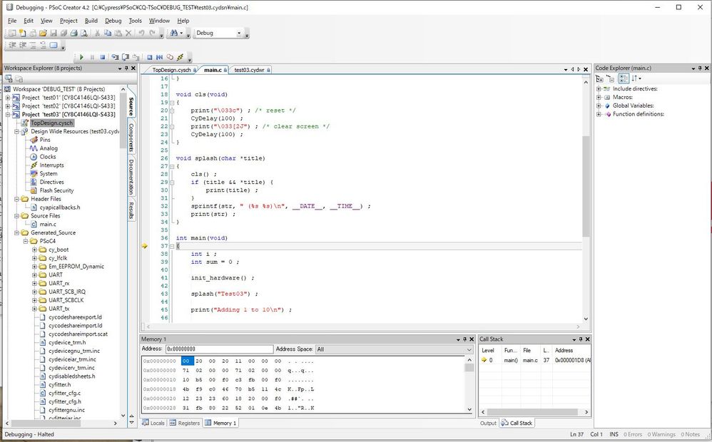 解決済み: PSoC 4100SとMiniProg3の接続方法 - Infineon Developer Community