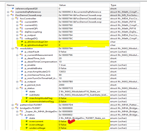 已解决: TLE9893 - BDRV 过流故障 - Infineon Developer Community