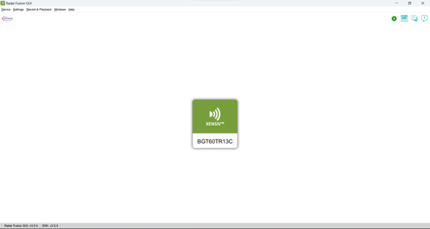 Quick start with XENSIV™ 60 GHz radar demo kits - Infineon Developer ...