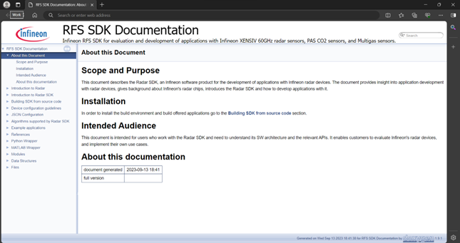 Quick start with XENSIV™ 60 GHz radar demo kits - Infineon Developer Community