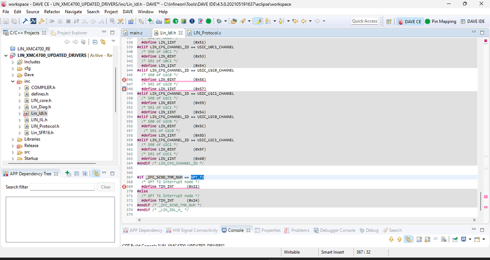 Solved: LIN Bus Operation on XMC4700 - Infineon Developer Community