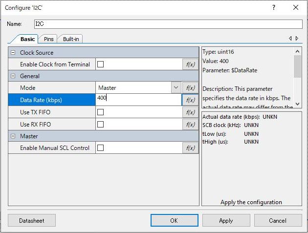 Solved: How is I2C_1_CLK_FREQ_HZ initialized in Generated ... - Infineon Developer Community