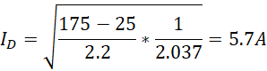 How to calculate ID and ID,pulse of SiC MOSFETs - Infineon Developer ...