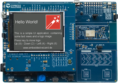 Getting started with an UI application for PSoC™ 6 and Embedded Wizard