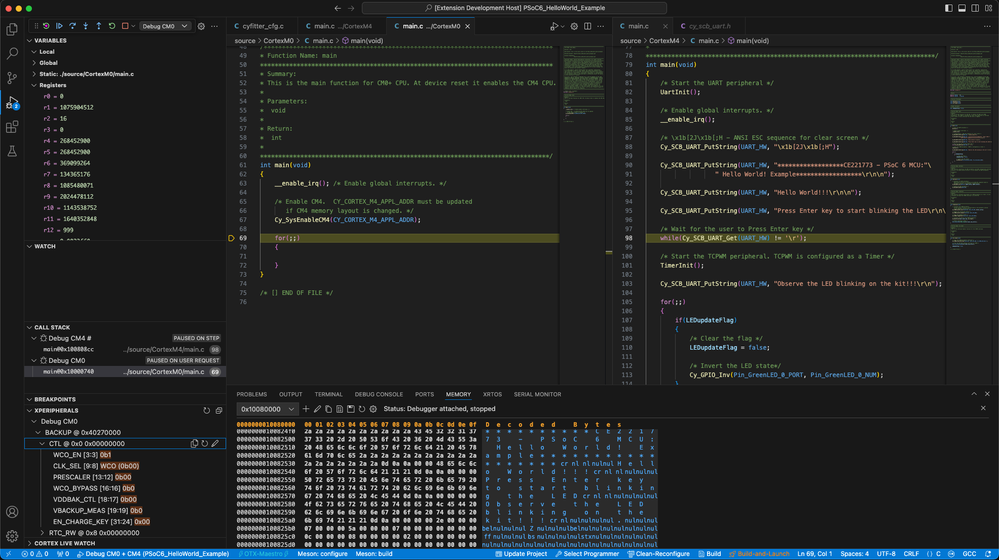Visual Studio Code + PSoC Creator + OTX-Maestro se... - Infineon ...
