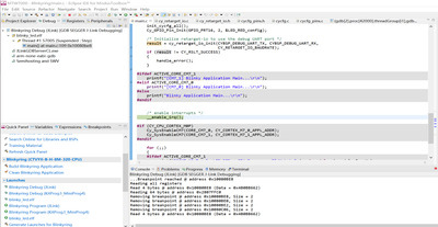 Debug and program with J-Link - XMC7000 MCU
