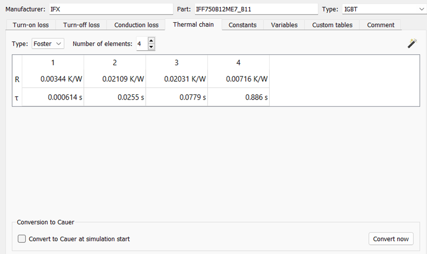 Importing thermal data and parameters into PLECS (... - Infineon ...