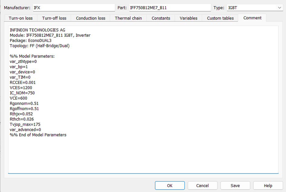 Importing thermal data and parameters into PLECS (... - Infineon Developer Community