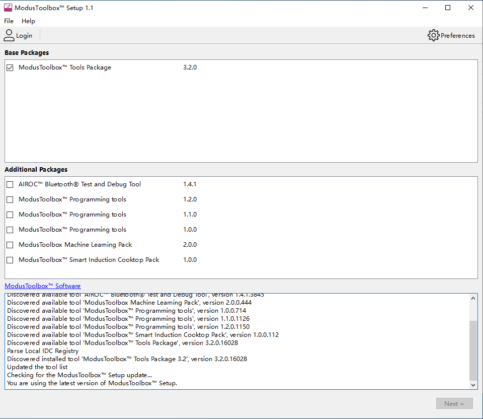 ModusToolbox™ Tools Package download entrance - Infineon Developer Community