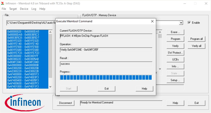 Flashing Firmware to AURIX™ 60GHz Radar Baseboard:... - Infineon Developer Community