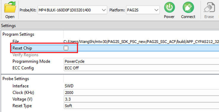 Handling of error "Error connecting DP: cannot rea... - Infineon Developer Community