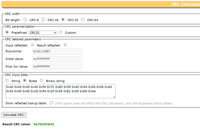 Solved: How to Calculate CRC for the Alternate Boot Mode ...