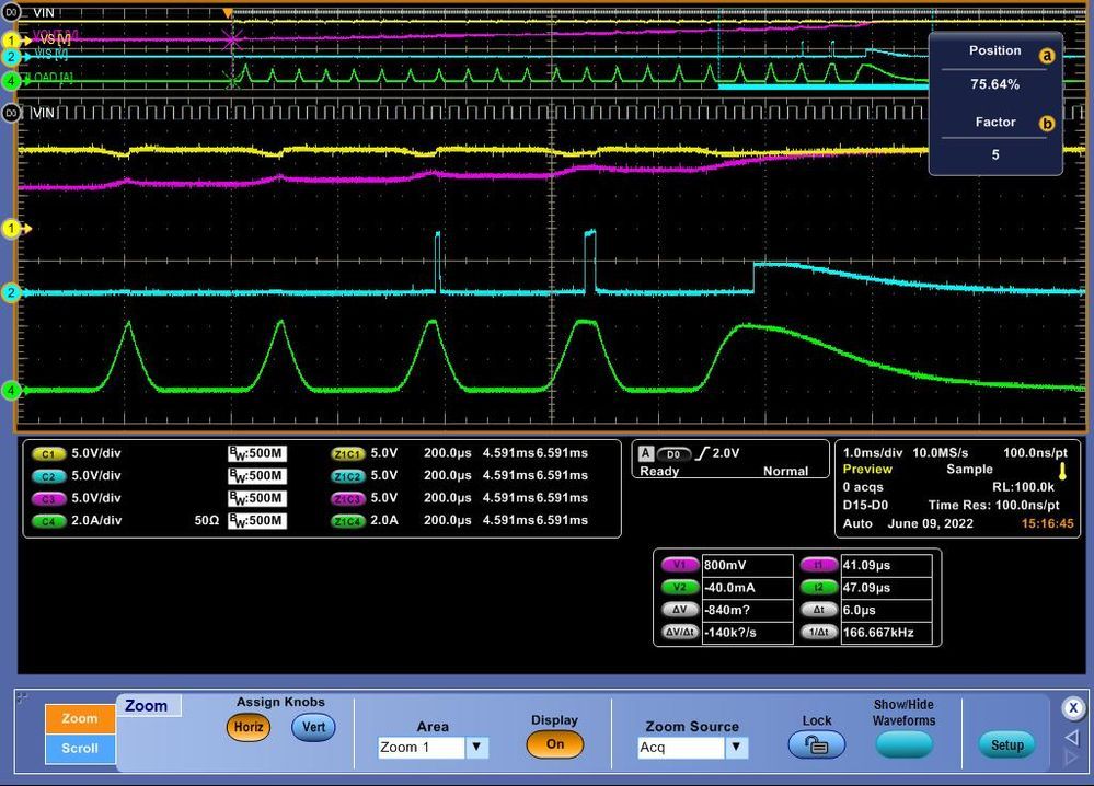 Length of a single IL restart pulse in PROFET™ Load Guard CLS mode