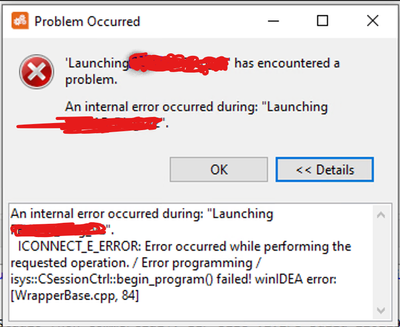 programming Error (UMI ERROR OW.Pre Code = 39 /... - Infineon Developer ...