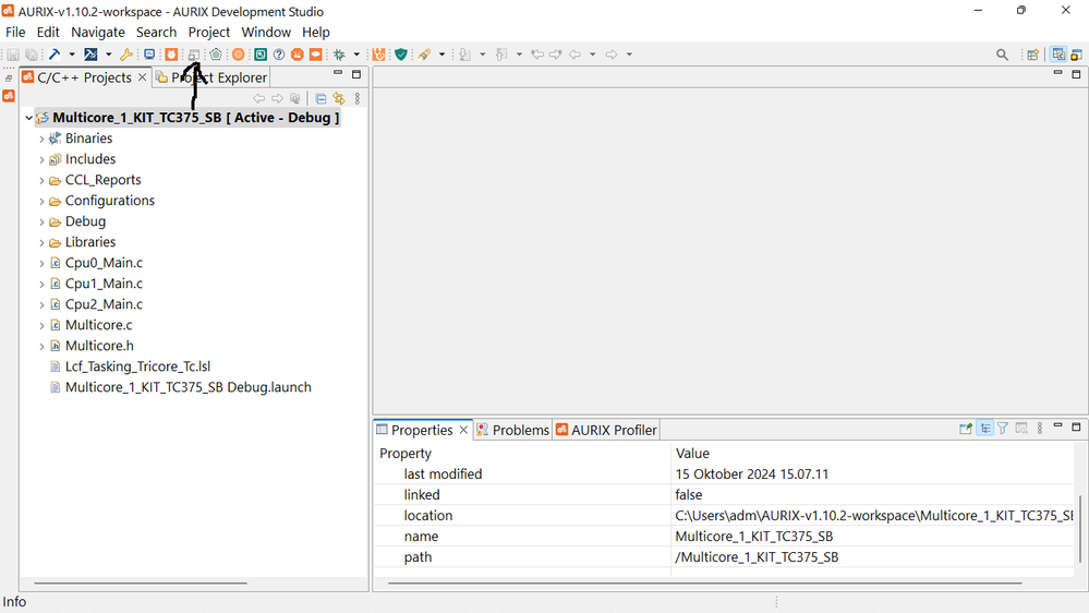 Solved: Aurix Development Studio - Button Pin Mapper Do no ...
