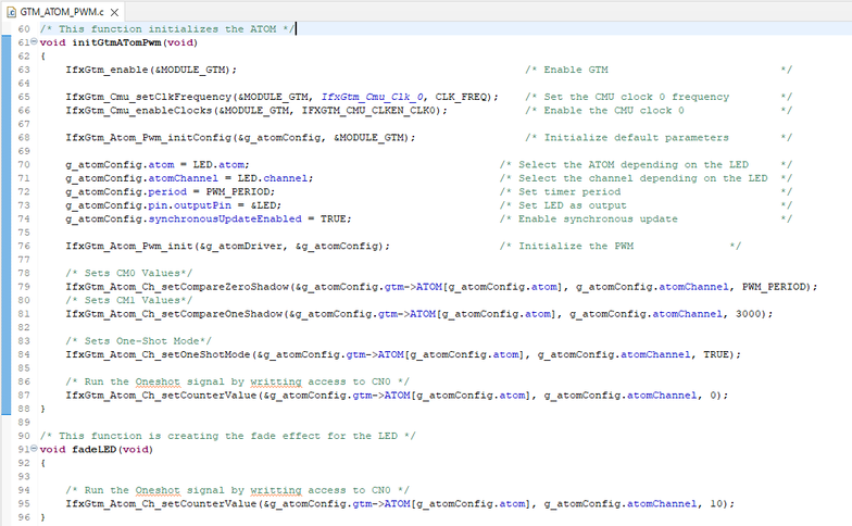 解決済み: AURIX™ TC3xx ATOM信号出力モードPWM(SOMP)でのワンショットモードの有効化/無... - Infineon Developer Community