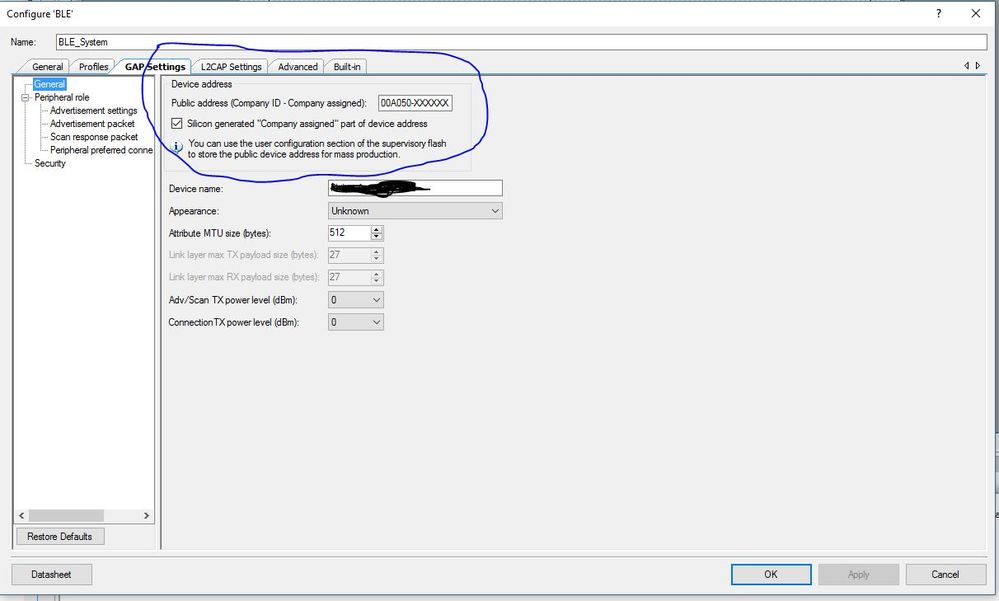 Solved: How do I get the BLE address in Embedded Software ...