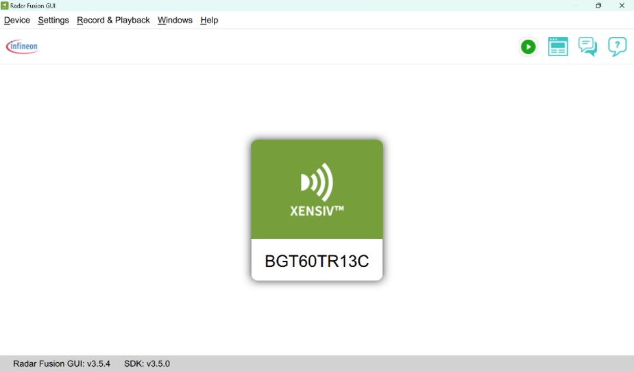Radar Development Kit (RDK) - Presence Detection Application