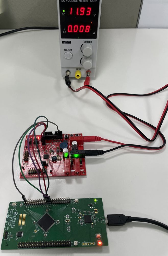 SPI code example for TLE9273QX DCDC SBC BOARD using with Traveo™ kit