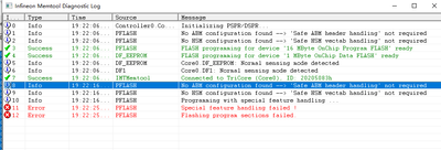 已解决: 尊敬的英飞凌官方们，TC397芯片使用memtool烧录到一半固定位置fail，但是可以使用劳德巴赫... - Infineon ...