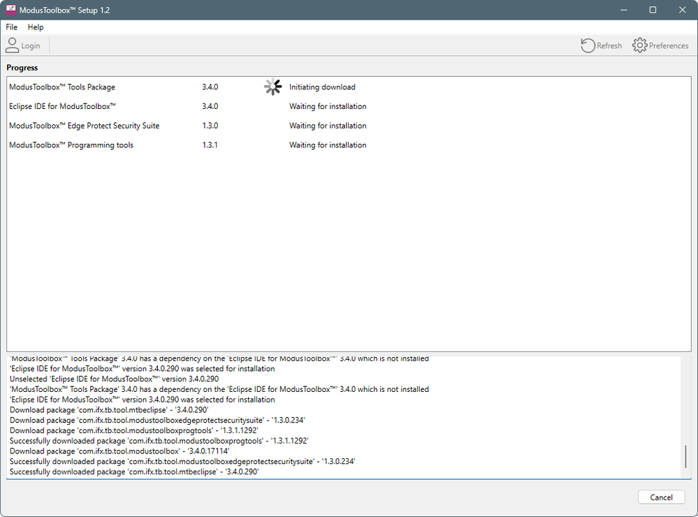 Installing ModusToolbox™ software - Infineon Developer Community