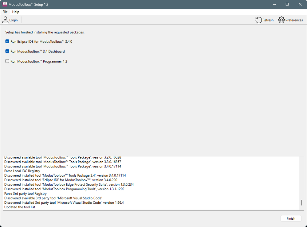 Installing ModusToolbox™ software - Infineon Developer Community