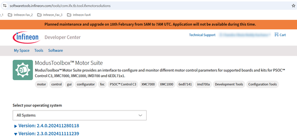 Solved: how to download MOTIX™ BPA Motor Control Workbench - Infineon Developer Community