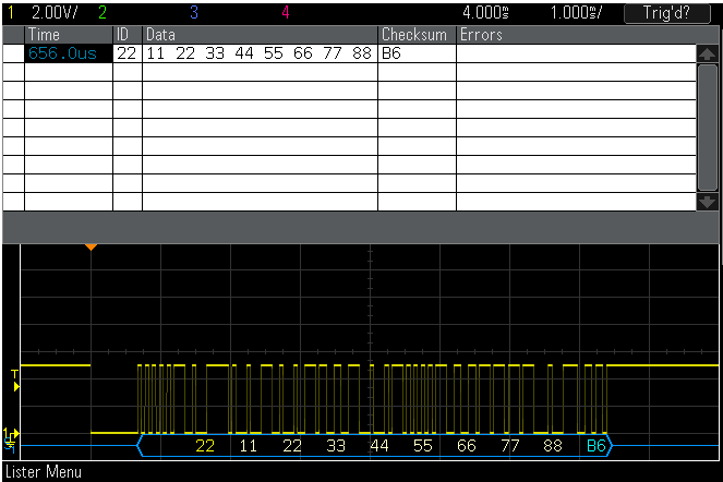 Solved: Issue with TC399 LIN Interrupt mode transmission - Infineon Developer Community