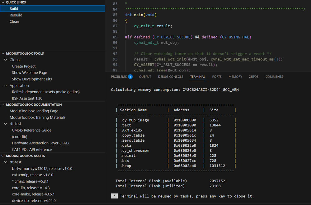 Using Segger RTT library in ModusToolbox (in VSCod... - Infineon ...