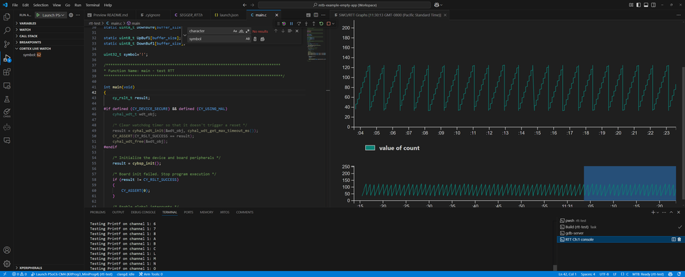Using Segger RTT library in ModusToolbox (in VSCod... - Infineon ...