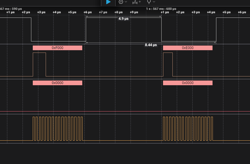 4200L SPI 16 位分离传输 2000 美元的工作:) - Infineon Developer Community