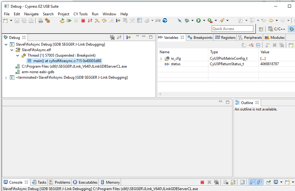 Solved Segger Debugging Encountered A Problem While Launc Infineon Developer Community