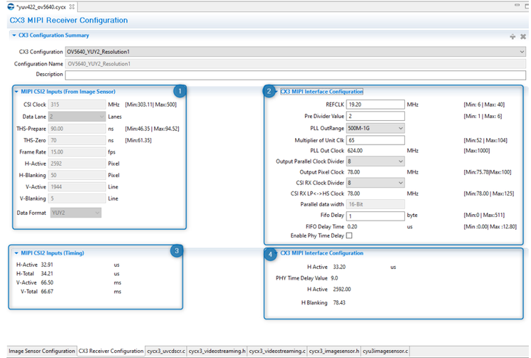 已解决: CX3 从 AP1302 流出较小的测试模式帧大小 - Infineon Developer Community