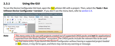 已解決：Run Device configurator on Keil IDE issue - Infineon Developer ...