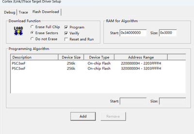 已解决: 使用KIT_PSC3M5_CC2工具烧写例程Empty_APP(Keil)失败 - Infineon Developer Community