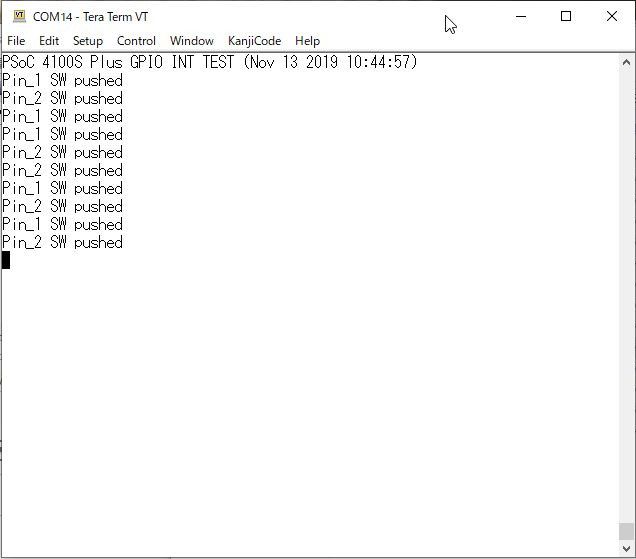 Solved Gpio Interrupts Infineon Developer Community