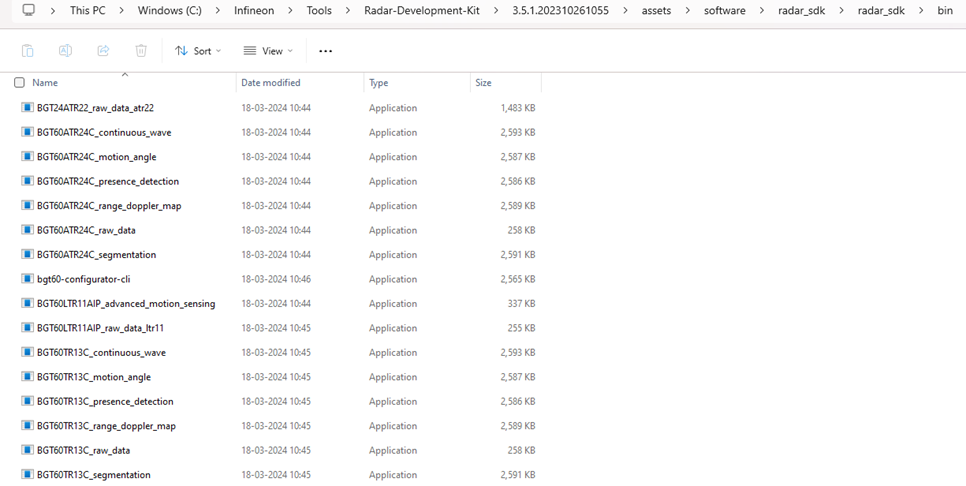 Radar Development Kit: Segmentation and seamless t... - Infineon Developer Community