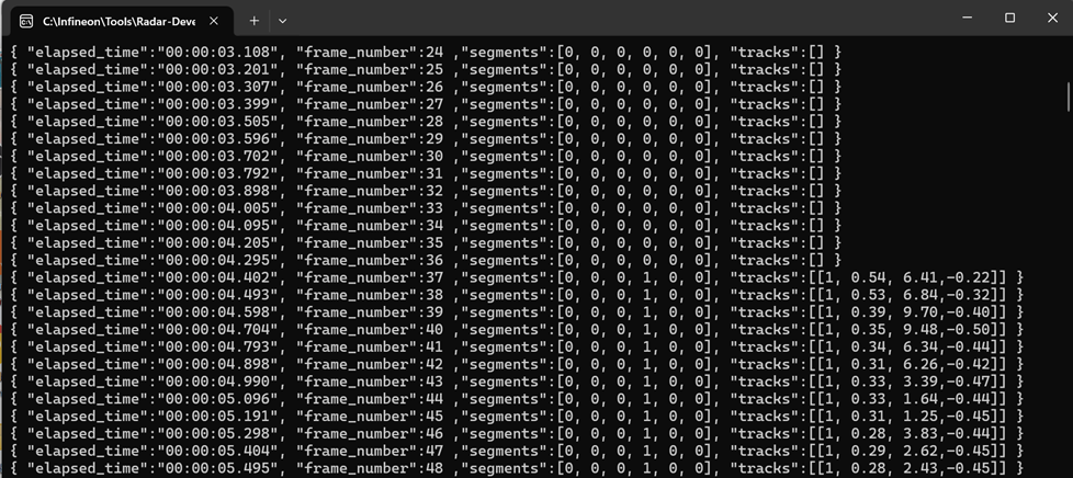 Radar Development Kit: Segmentation and seamless t... - Infineon ...