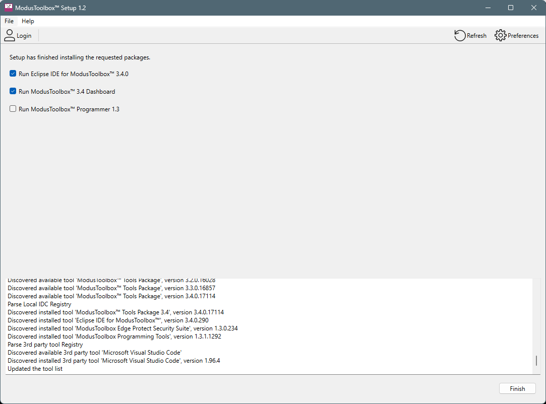 Installing ModusToolbox™ software - Infineon Developer Community