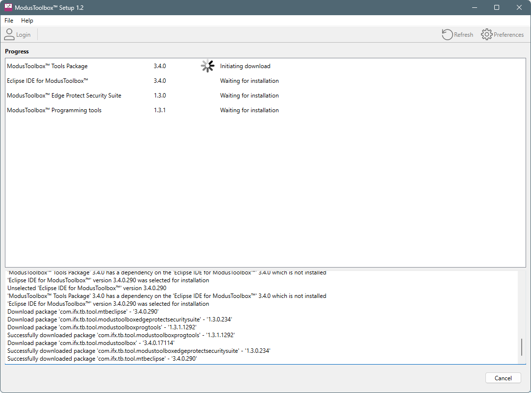 Installing ModusToolbox™ software - Infineon Developer Community